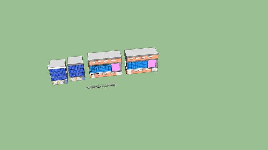 BUILDING GLASS ACP ELEVATION SHOP FACADE DESIGN AR_JAFARSHAH | 3D Warehouse