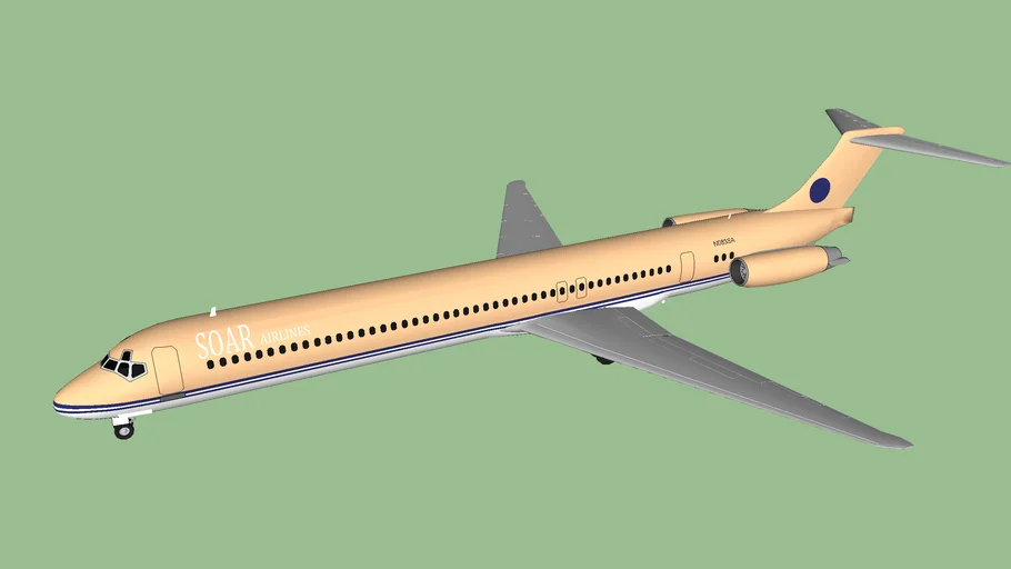 Soar Airlines Mcdonnel douglas MD83 (FSX) | 3D Warehouse