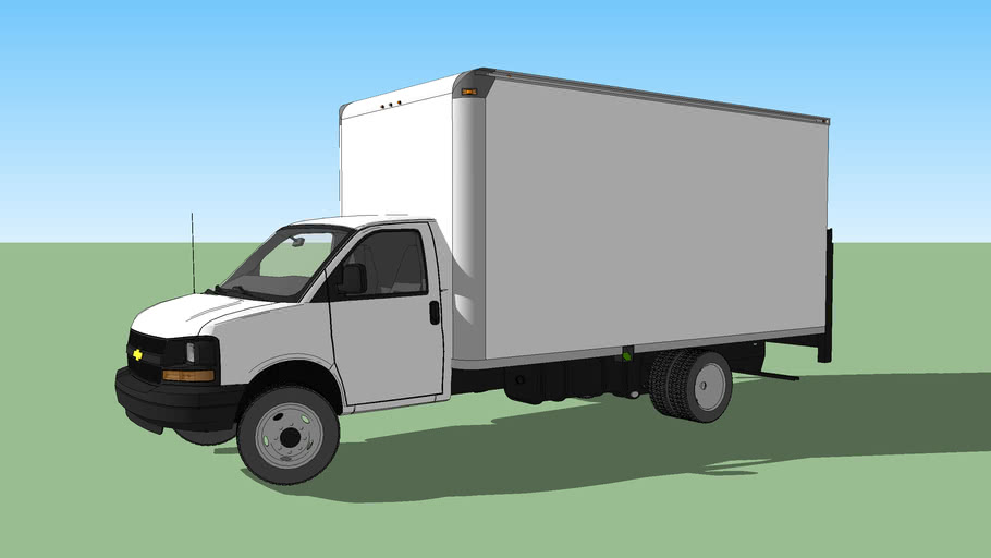 2006 Chevy Express 3500 Box Truck | 3D Warehouse