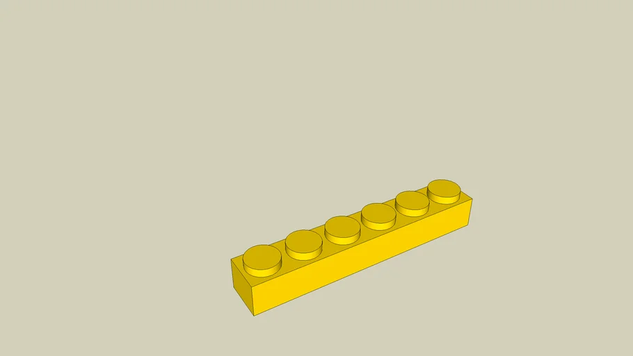 6 piece linear lego | 3D Warehouse