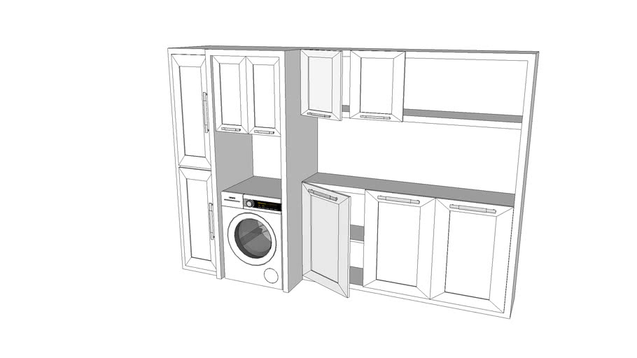 Laundry Cabinet | 3D Warehouse