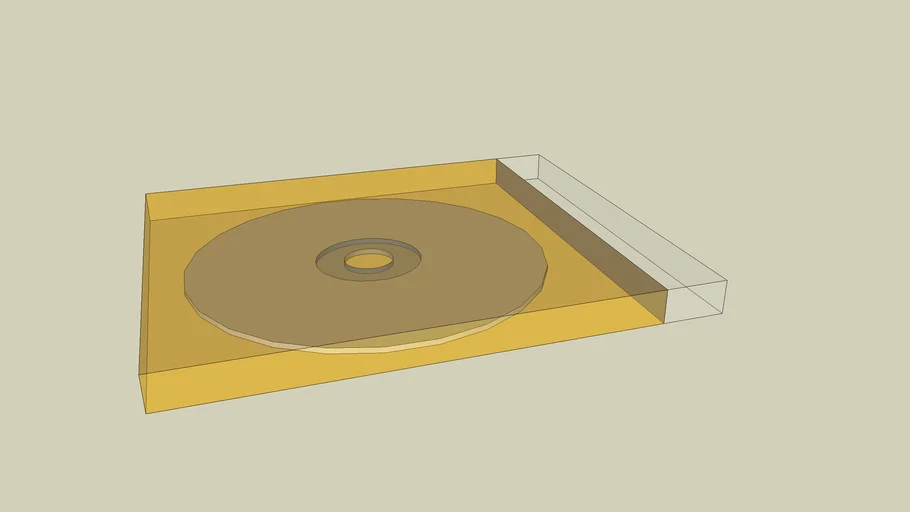 CD With cover | 3D Warehouse
