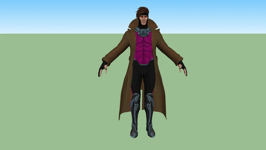 Gambit X-men | 3D Warehouse