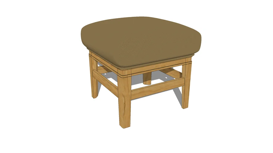 Tufted stool | 3D Warehouse