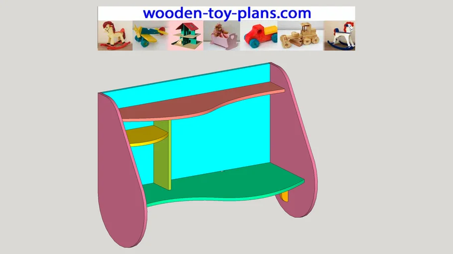 Wall Mounted Student Desk | 3D Warehouse