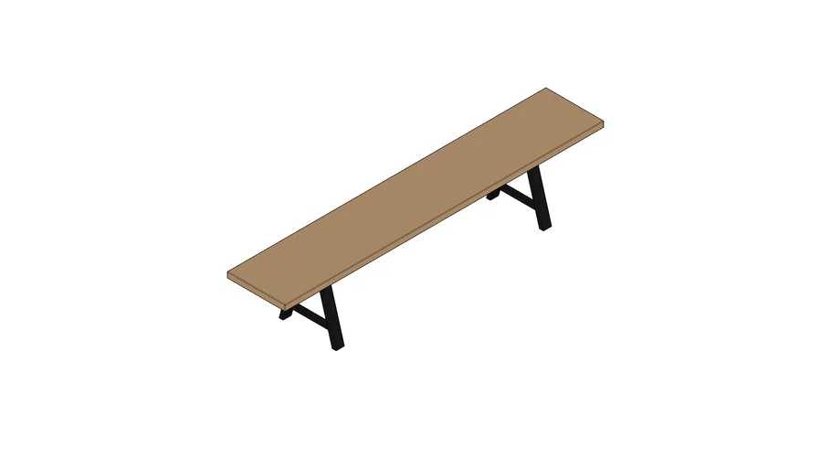 Albert Bench 220 | 3D Warehouse