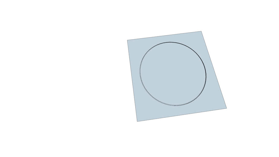 Floor drain cover 15x15 | 3D Warehouse