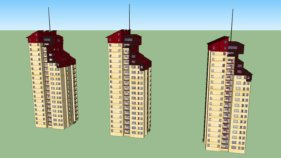 Tri kule na limanu | 3D Warehouse