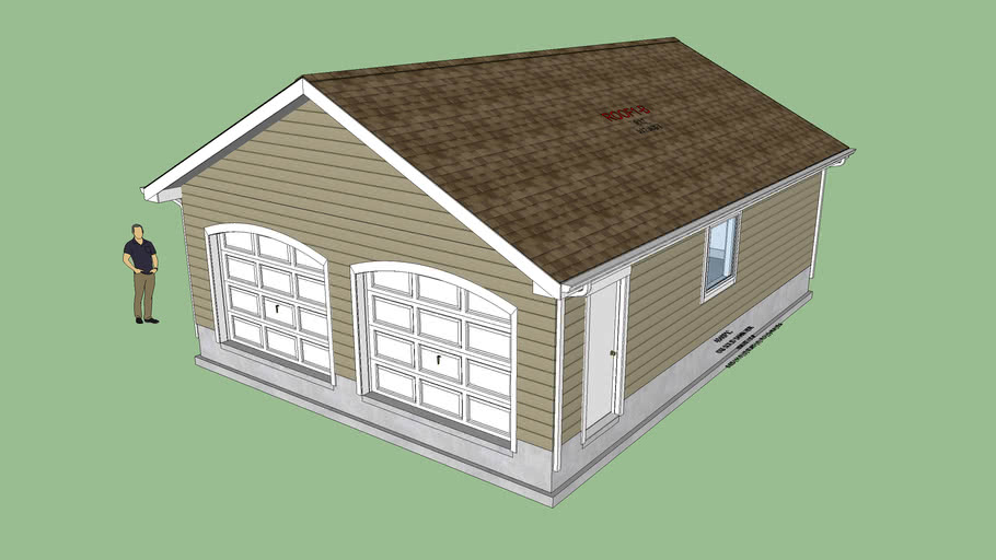 Garage 2 (Arched Doors) | 3D Warehouse