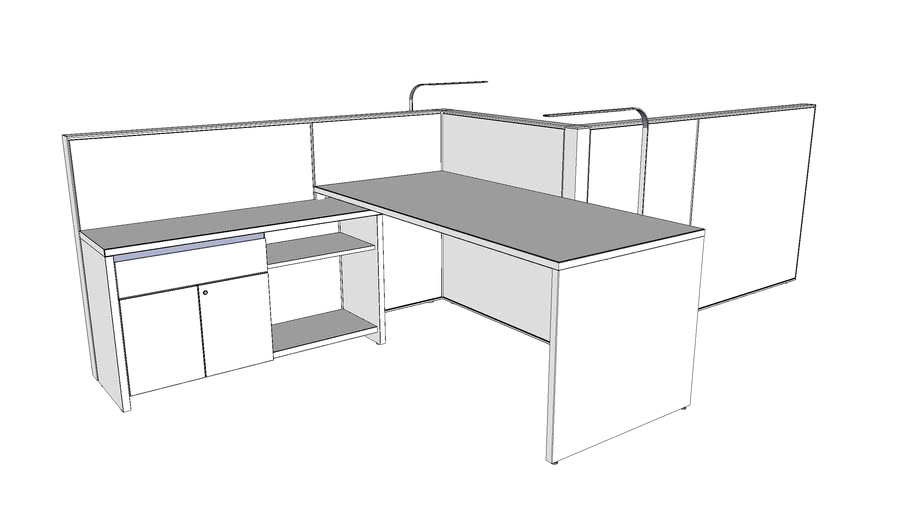 Haworth Compose/X Series 24 | 3D Warehouse