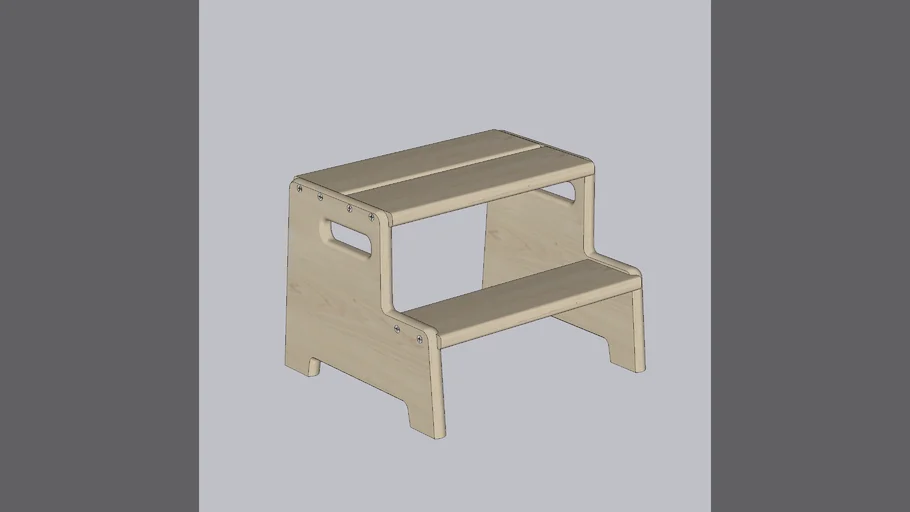 Meadow Lane Step Stool | 3D Warehouse