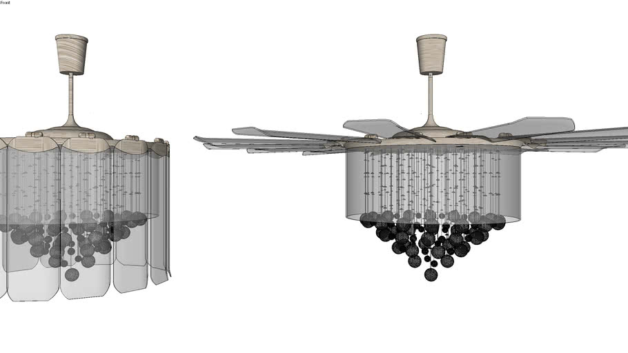 VENETIAN CHROME- Designer Fan by Fanzart VRAY Ready | 3D Warehouse