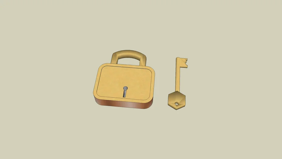 Lock & key | 3D Warehouse