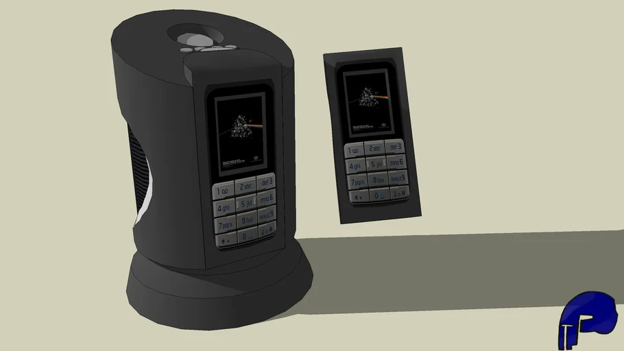 Cordless Phone And Phone Dock | 3D Warehouse