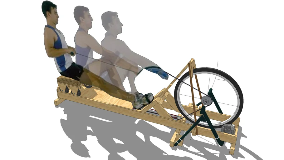 Rowing Trainer DIY | 3D Warehouse