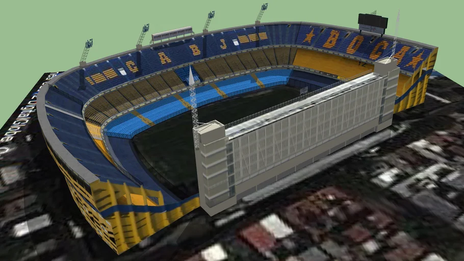 Estadio 'La Bombonera', Alberto J. Armando (Boca Juniors), Google Earth ...