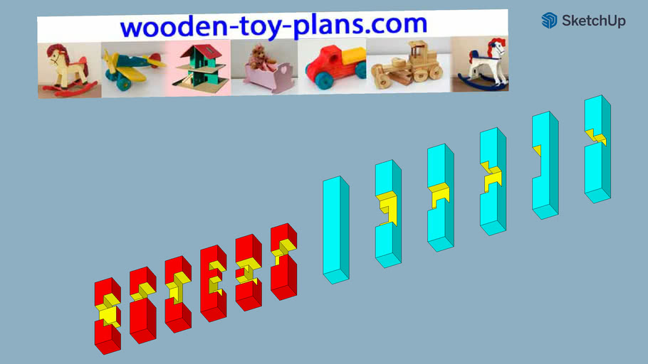 6 Piece Burr Puzzle | 3D Warehouse