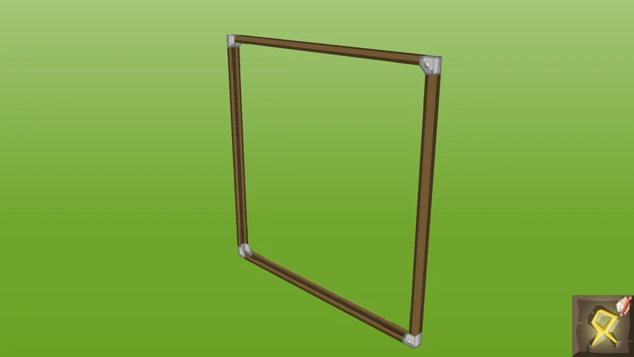 Glass Pane - 3x3 | 3D Warehouse