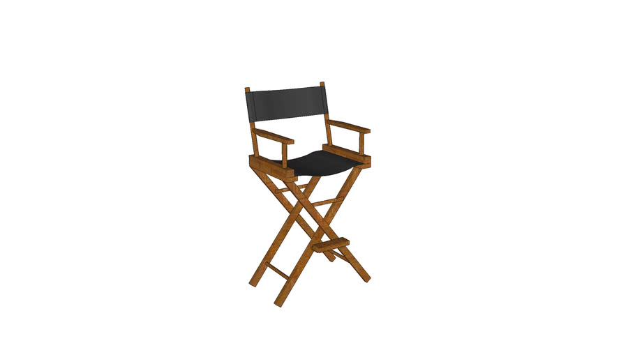 Director Chair (Tall) | 3D Warehouse