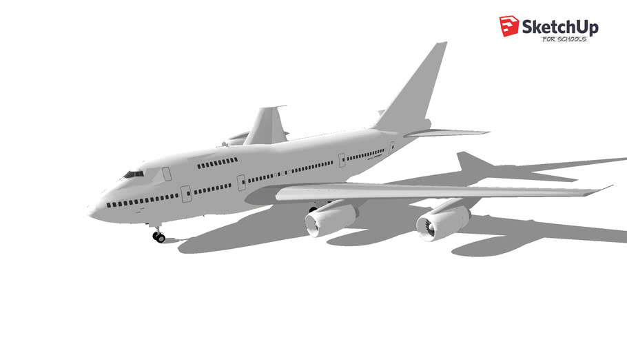 Boeing 747SP template (RR engines) | 3D Warehouse