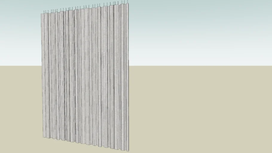 Cortina Linho | 3D Warehouse