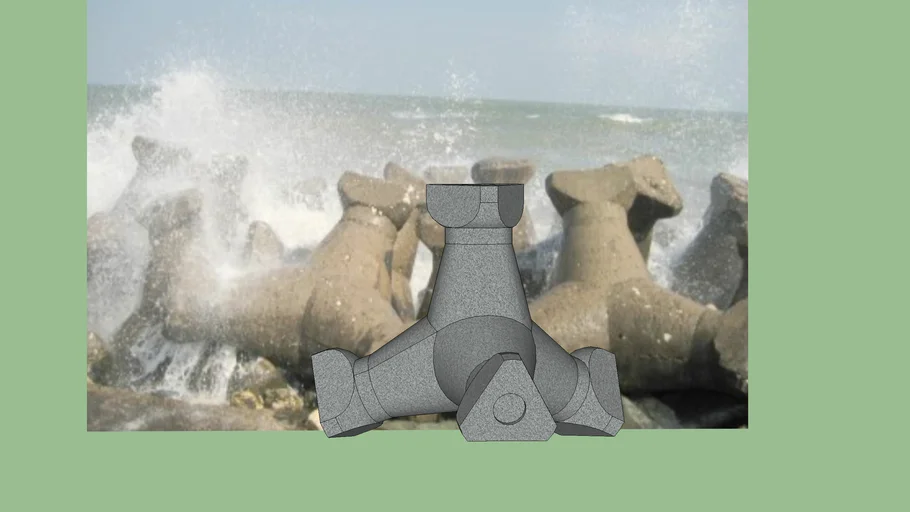 Stabilopod tetrapod | 3D Warehouse