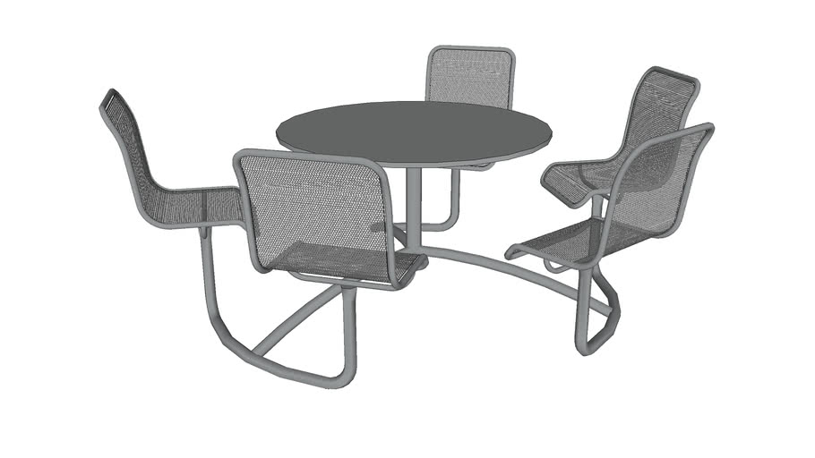 Mingle 5 Seat Table | 3D Warehouse