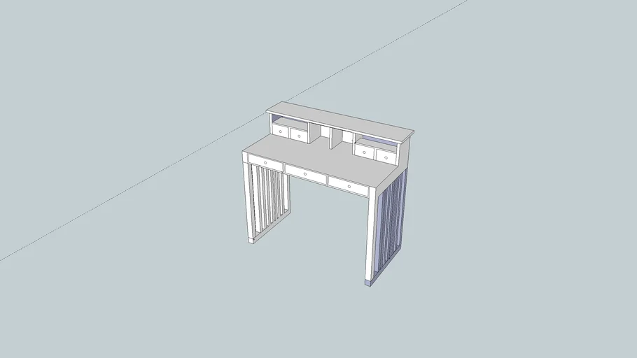 Mackintosh Desk | 3D Warehouse