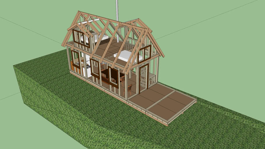 wood cabin | 3D Warehouse