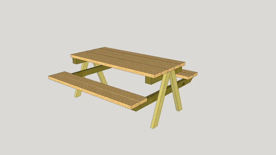 Picnic Table | 3D Warehouse