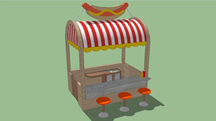Hot Dog Stand | 3D Warehouse