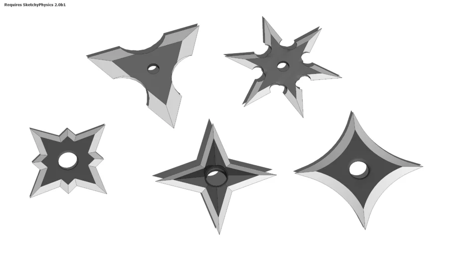 Shurikens | 3D Warehouse