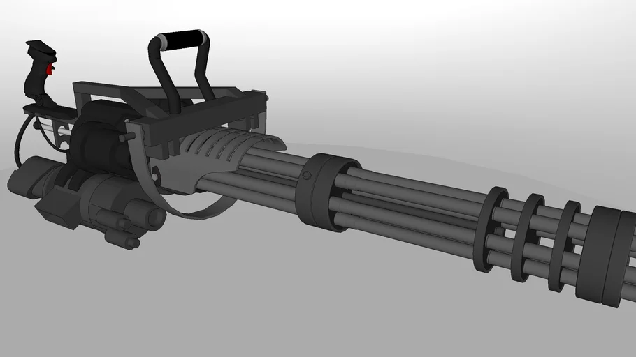 Minigun | 3D Warehouse