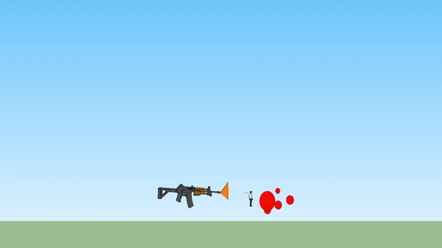 Guy getting shot | 3D Warehouse