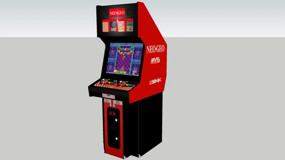 Neo Geo MVS arcade game Rev.2 | 3D Warehouse