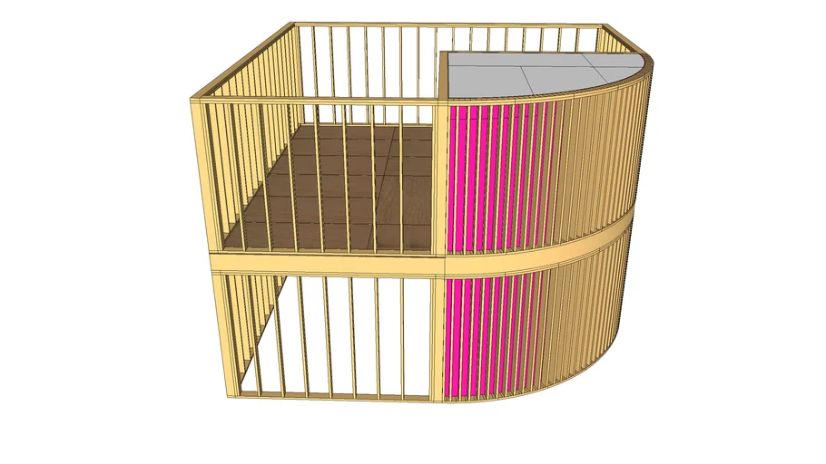 24'x24' Round Corner Building update 1 | 3D Warehouse