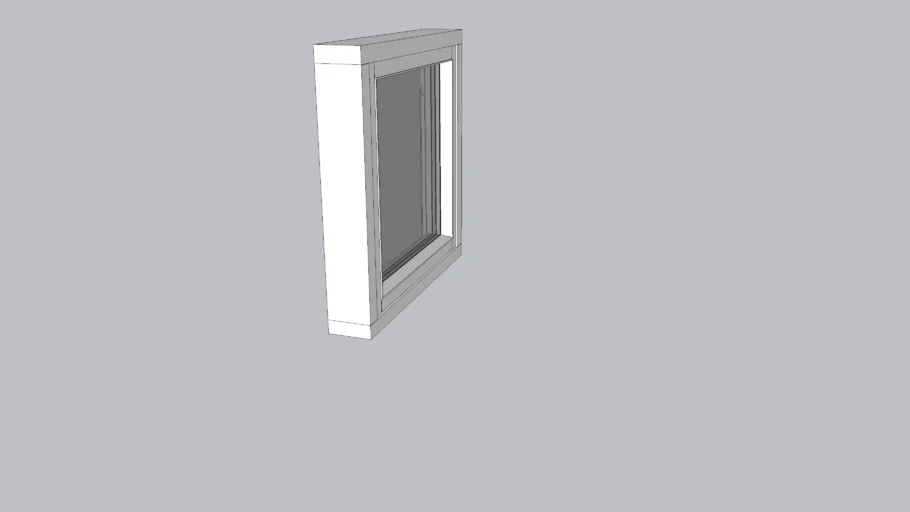 Window 60x60 cm Top Hinge Dynamic component | 3D Warehouse