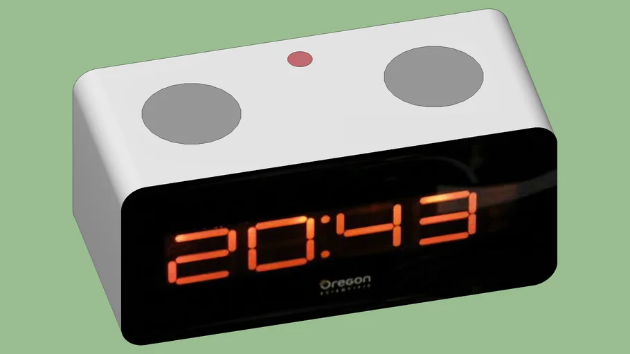 OREGON SCIENTIFIC CLOCK RADIO | 3D Warehouse