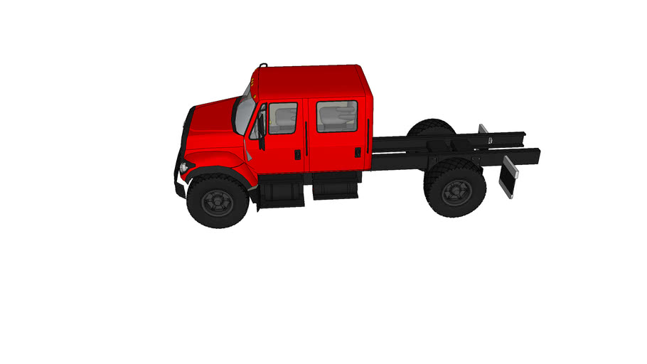 Navistar International 7500 Crew Cab 4x4 (Workstar) | 3D Warehouse