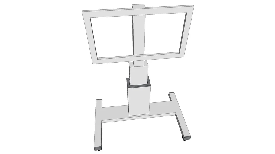 Boxlight Mobile IFP Mount | 3D Warehouse