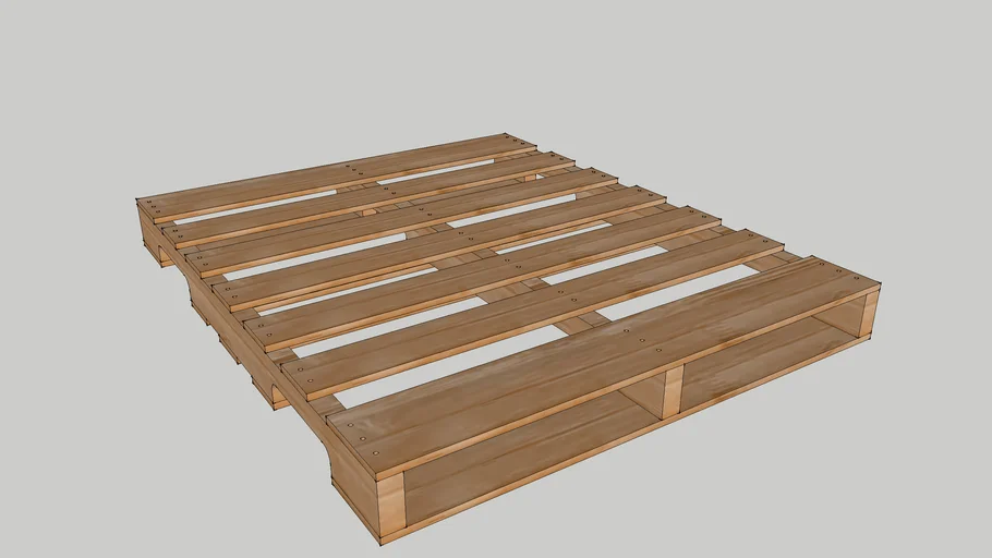 Grocery Manufacturers' Association (GMA) pallet 48 x 40 A#1 | 3D Warehouse