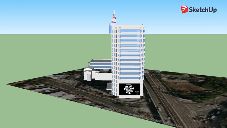 Copy of GMA Network Compound | 3D Warehouse