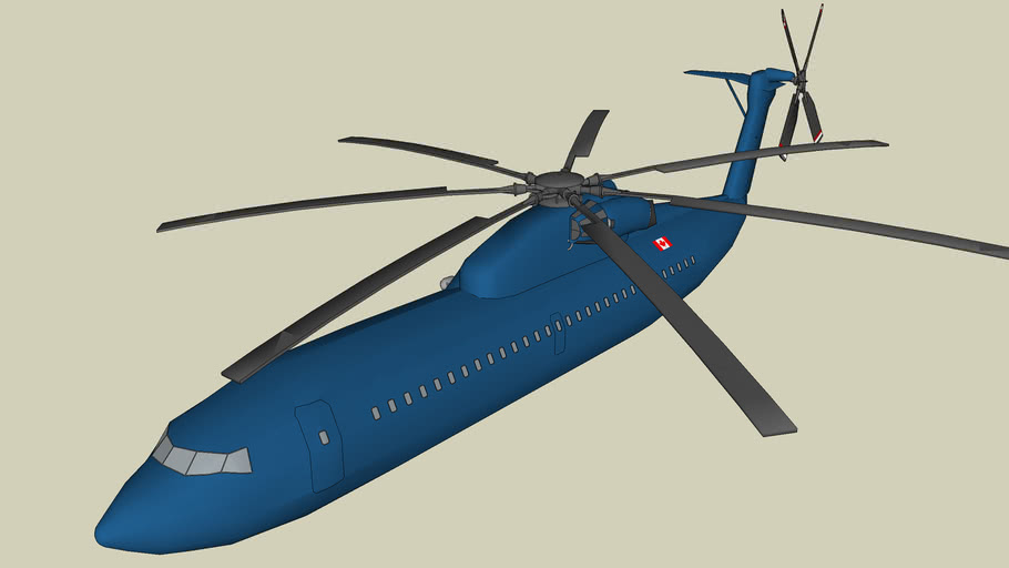 h-34p heliplane concept | 3D Warehouse