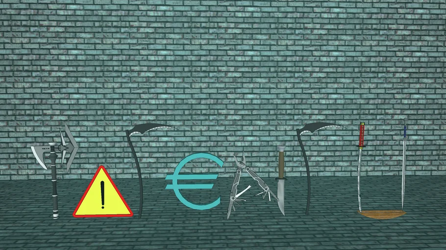 word made from weapons | 3D Warehouse