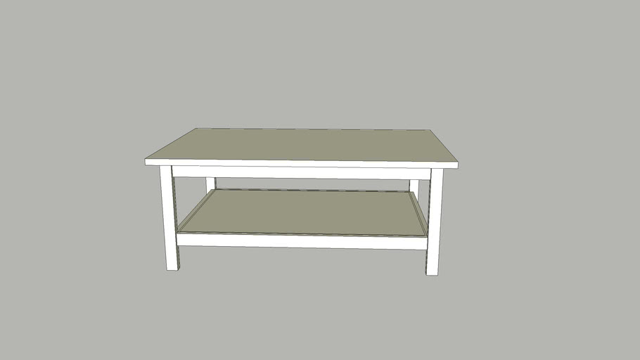 IKEA HEMNES Coffee Table - White | 3D Warehouse