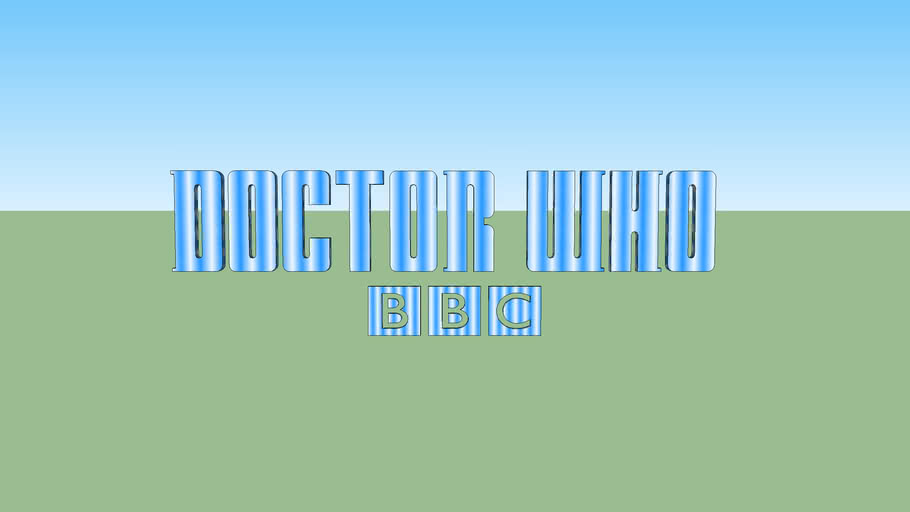 Doctor Who Logo Capaldi Series | 3D Warehouse