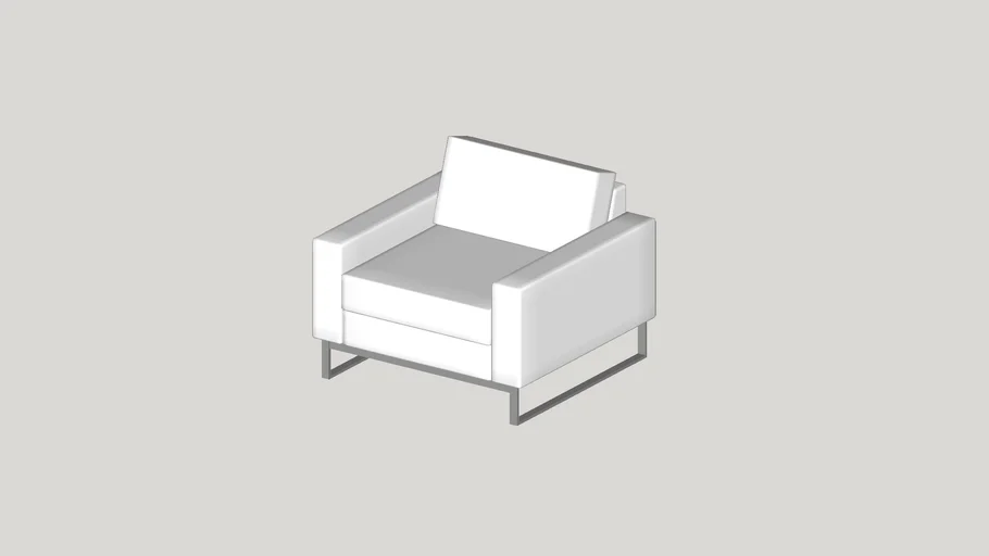 Poltrona Flat | 3D Warehouse