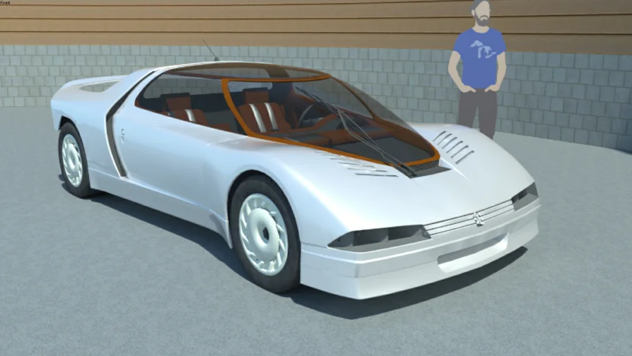 car Peugeot Quasar | 3D Warehouse