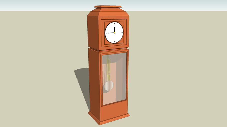 Simple Grandfather Clock | 3D Warehouse