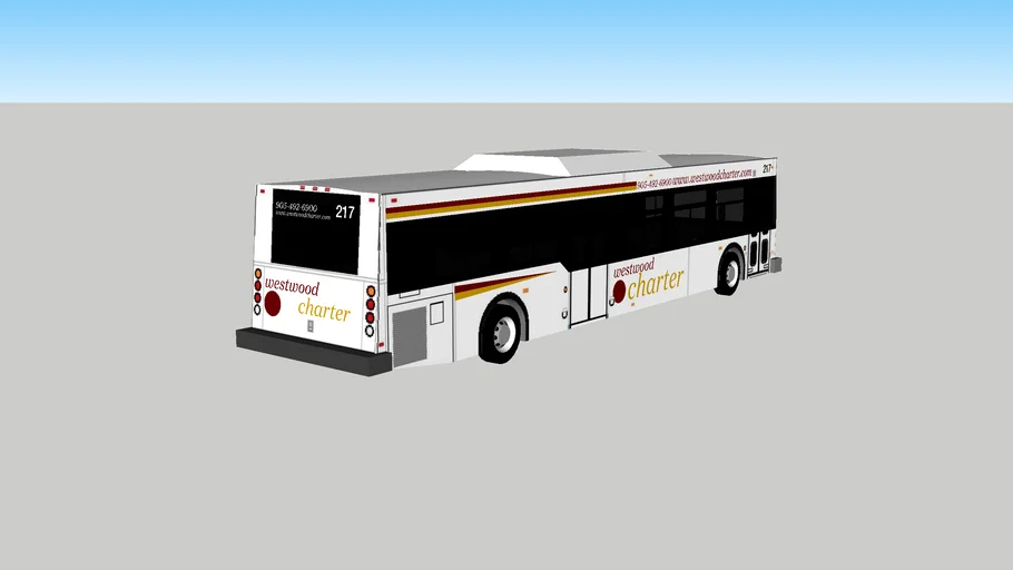 1995 New Flyer D40LF | 3D Warehouse